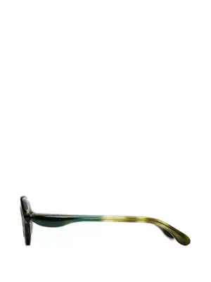 PALOCERAS Round Frame Sunglasses - Green