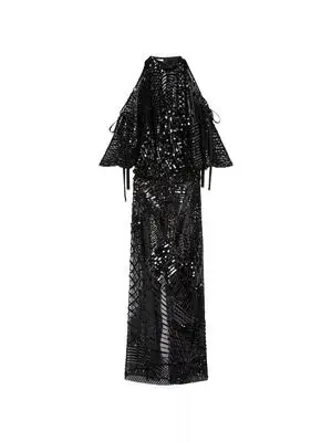 Emilio Pucci Embellished Sequined Maxi Dress
