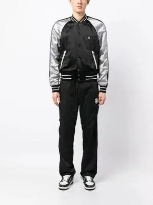 Amiri Logo-print Straight-leg Trousers