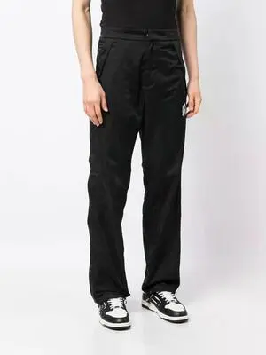 Amiri Logo-print Straight-leg Trousers