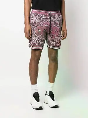 Amiri Paisley-print Track Shorts