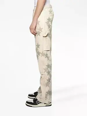 Amiri Star-print Straight-leg Trousers