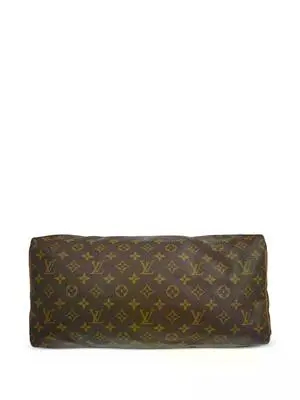 LOUIS VUITTON Speedy 40 Monogram Canvas Handbag - Brown