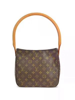 LOUIS VUITTON Monogram Canvas Looping Mm Shoulder Bag - Brown