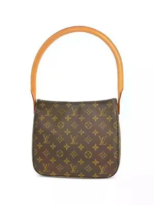 LOUIS VUITTON Monogram Canvas Looping Mm Shoulder Bag - Brown