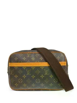 LOUIS VUITTON Monogram Reporter Pm Messenger Bag - Brown