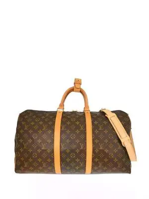 LOUIS VUITTON 2004 Keepall Bandouliere 50 - Brown