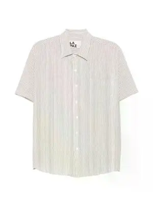 LA PAZ Stripe-print Seersucker Shirt