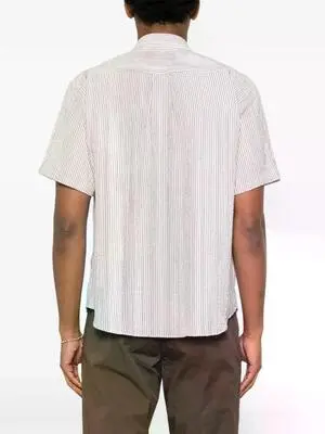 LA PAZ Stripe-print Seersucker Shirt