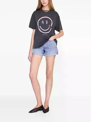 ANINE BING Cade Smiley T-shirt