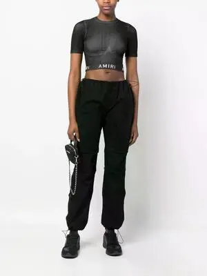 Amiri Logo-print Seamless Performance Top