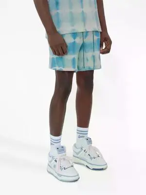 Amiri Tie-dye Pattern Cashmere Blend Shorts