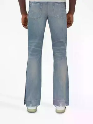Amiri Crystal Embellished Flared Jeans