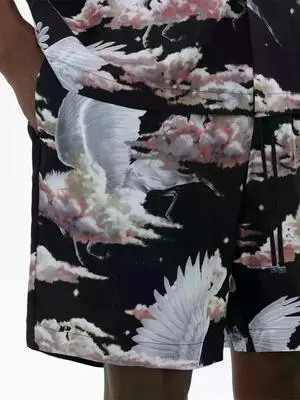 Amiri Graphic-print Silk Pyjama Shorts