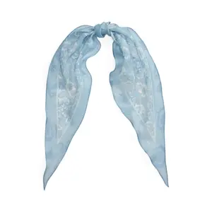 Ralph Lauren Floral Silk Diamond Scarf