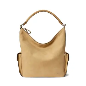 Ralph Lauren Suede Blaike Shoulder Bag