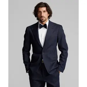 Ralph Lauren Denim Tuxedo Jacket