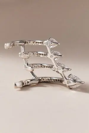 Nadri Multi Row Cuff Earrings