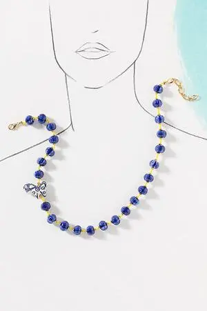 PAJAROLIMON Salent Necklace With Ceramic Beads