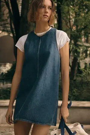 AGOLDE Harriet Cotton Denim Mini Dress - Term