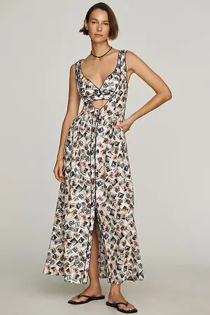 Maeve Cutout A-line Dress