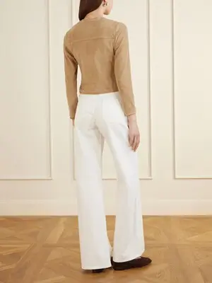Stouls Astrid Suede Cardigan - Neutrals