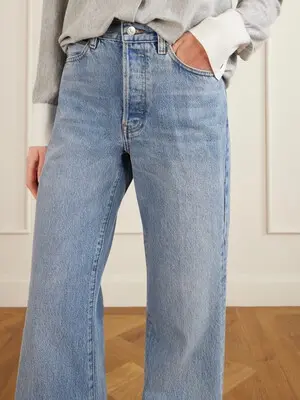 FRAME High Rise Flare Jeans - Blue