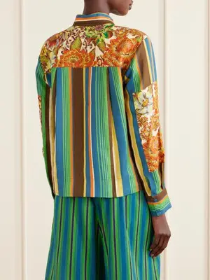 ALEMAIS Charlie Printed Linen Shirt - Multi