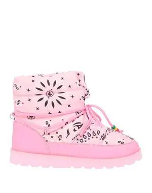 ARIZONA LOVE Padded Ankle Boots With Paisley Print - Pink