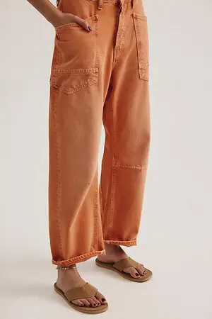 Free People Suede Thong Flip Flops