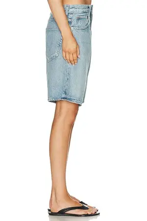 AGOLDE Indra Short Hip Slung Baggy Denim Shorts