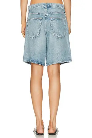 AGOLDE Indra Short Hip Slung Baggy Denim Shorts