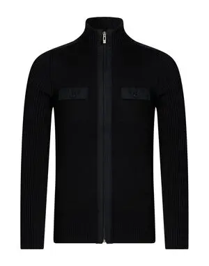 LIU •JO MAN Cotton Cardigan - Black