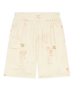 MISBHV Devil & Angel Postcard Shorts - Multi