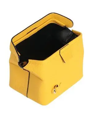 VALEXTRA Light Calfskin Crossbody Bag - Yellow