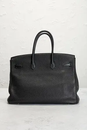 Hermès Togo Birkin 35 Retourne Handbag - Noir