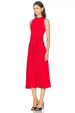 Brandon Maxwell Isadora Draped Jersey Dress