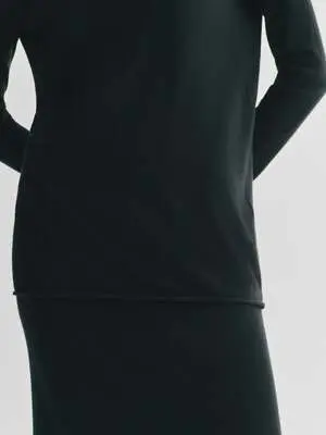 LISA YANG The Maurie Fine Knit Cotton Cashmere Sweater