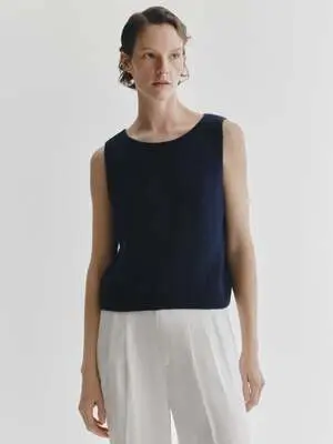 LISA YANG The Devine Vest In Silk Cashmere