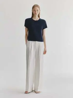 LISA YANG Siona T-shirt - Navy