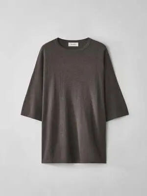 LISA YANG Agnette Cashmere T-shirt - Walnut
