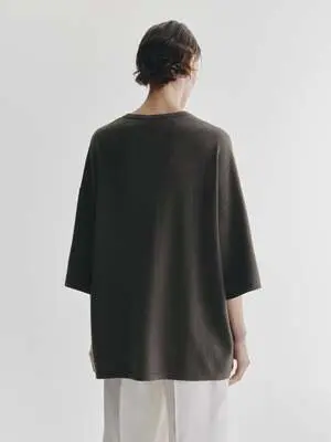LISA YANG Agnette Cashmere T-shirt - Walnut