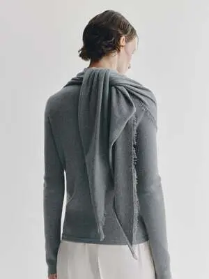 LISA YANG The Alvit Bandana Scarf - Cloud