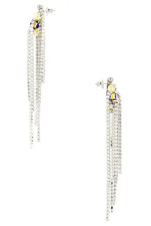 Dries Van Noten Crystal Dangle Earrings