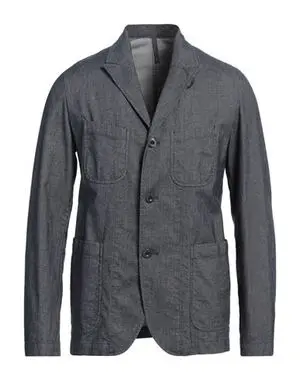 Montedoro Single-breasted Cotton Blend Blazer - Blue