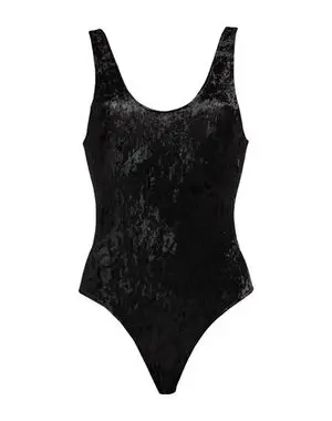 FORTE_FORTE Sleeveless Bodysuit - Black