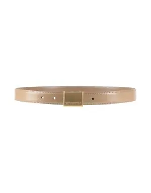 Karl Lagerfeld Leather Belt - Beige
