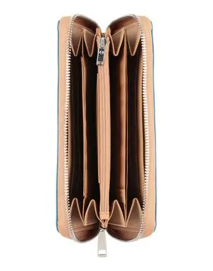 PIQUADRO Wallet Cow Leather, Eva Nylon, Polyester, Metal - Beige