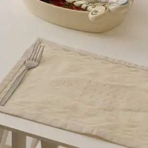 DAMSON MADDER Ercu Filet Lace Placemats