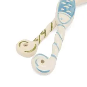 DAMSON MADDER Ceramic Salad Servers